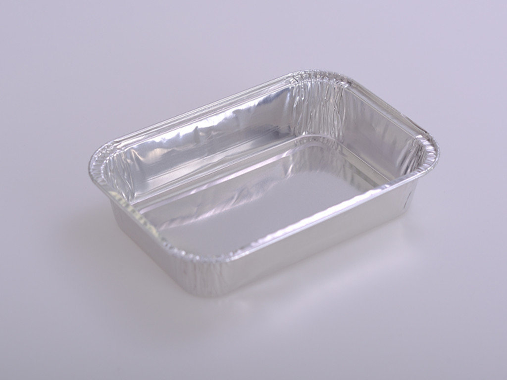 Food Grade Aluminum Foil Airline Food Container Without Lacquered For Airline Food Meal