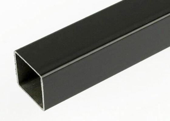 2inch Aluminum Alloy Square Tubing 1.8mm Thickness Black Anodization 6063 T5