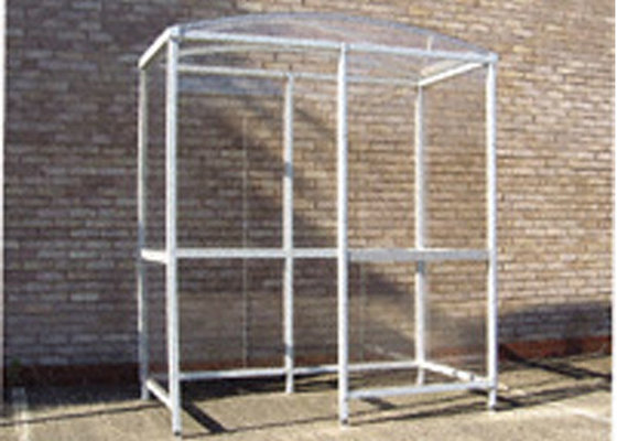 38mm Aluminium Square Tube for Smoking Shelter Silver Anodization 6063 T5