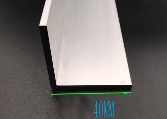 Aluminium Angle Trim 40mm for Automotive Decoration 3mm Wall Thickness