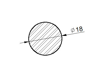 6061 Metal Aluminum Solid Round Bar Aluminum Alloy Rod Diameter 18mm