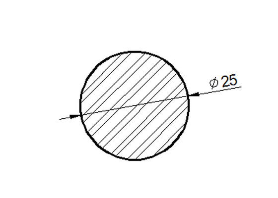 Aluminium Round Bar Diameter 25mm,for Various Shaft, Miniature Axle, Model Plane, Model Ship, Model Cars