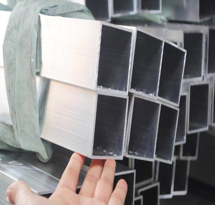 50mm Aluminum Alloy Square Tubing 1.5mm Thickness Mill Finish 6063 T5