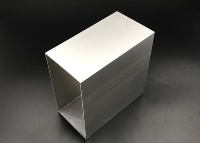 100mm Square Aluminium Tube 1.5mm Thickness for Machinery Usage Silver Anodization 6061 T5