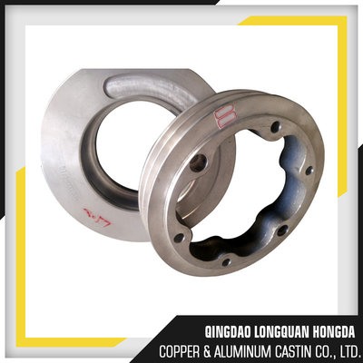 CNC Machining Aluminum Belt Pulleys / Customized Large V Belt Pulleys