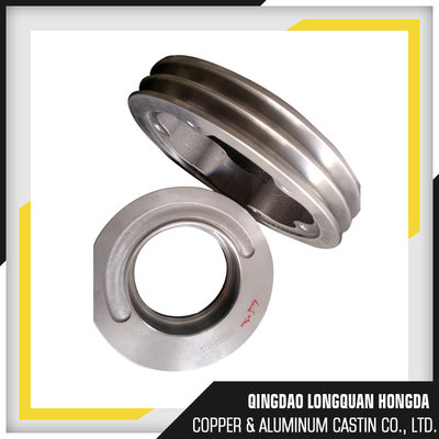 CNC Machining Aluminum Belt Pulleys / Customized Large V Belt Pulleys