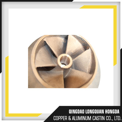 CNC Machining Brass Impeller Precision Brass Turned Parts For Pumps