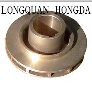 Custom Water Pump Brass Impeller / Sand Casting Impellers With Machining