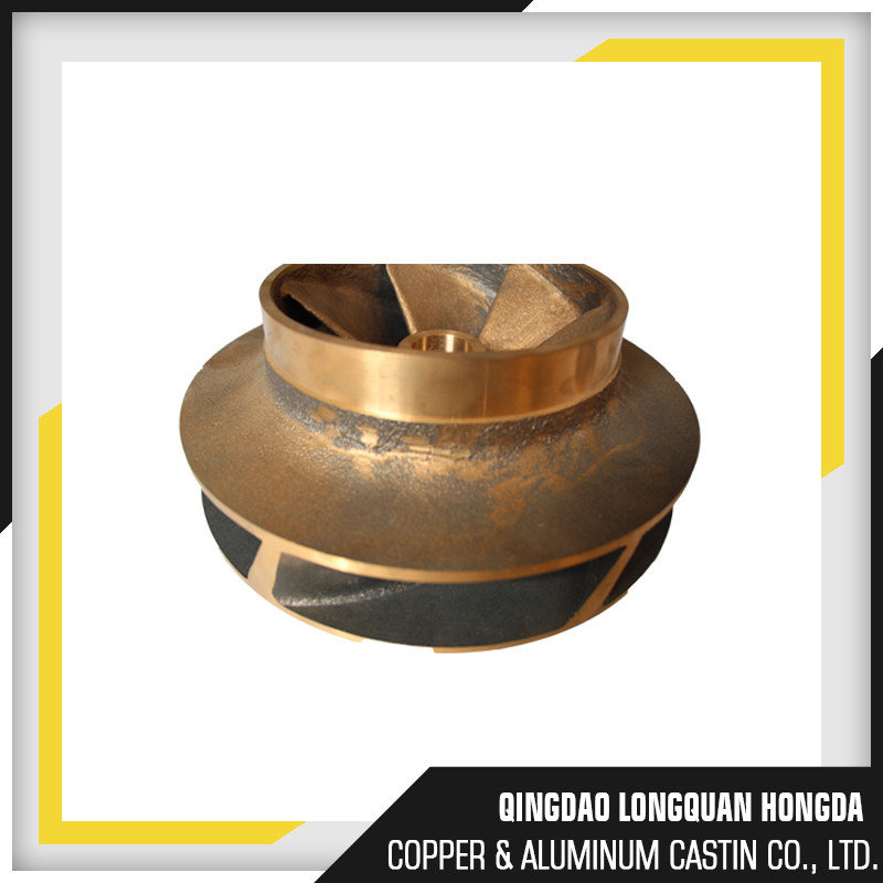 CNC Machining Brass Impeller Precision Brass Turned Parts For Pumps