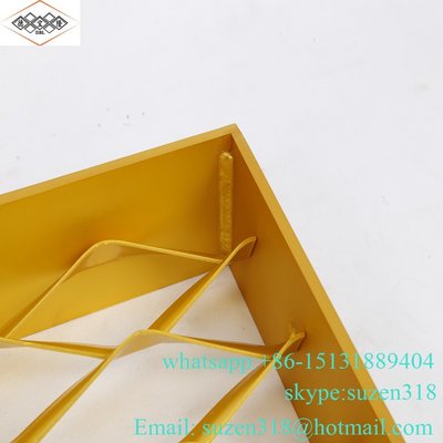PVDF 3 layper gold exterior wall decoration aluminum expanded panel sheet