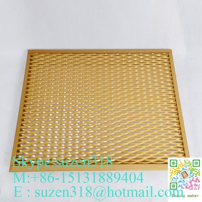 PVDF aluminum expanded metal panel for exterior building material