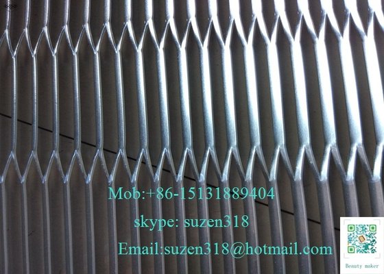 2.0mm beijing airport louver shading aluminum curtain wall mesh