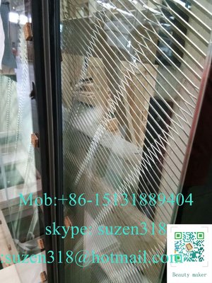 2.0mm beijing airport louver shading aluminum curtain wall mesh