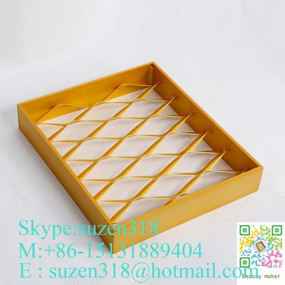 wall cladding aluminum expanded metal mesh for  PVDF 3 layer
