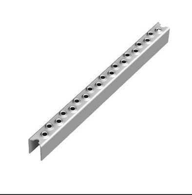 outside aluminum stair treads step ladder /  dimpled stainless steel ladder rung