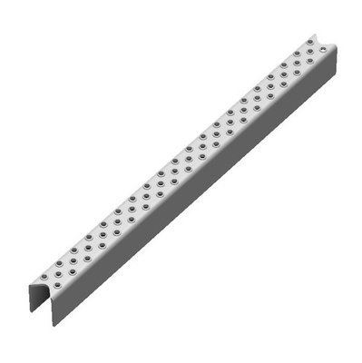 outside aluminum stair treads step ladder /  dimpled stainless steel ladder rung