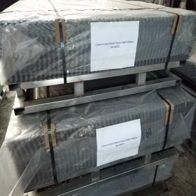construction platform pedestrian walkway used expanded metal metal grating