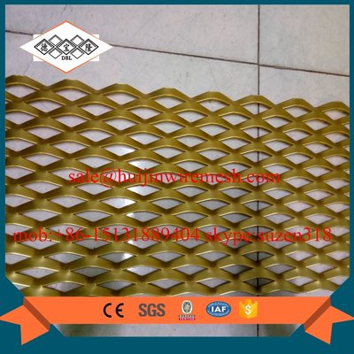 factory supplier false ceiling aluminum expanded metal mesh with powder coating