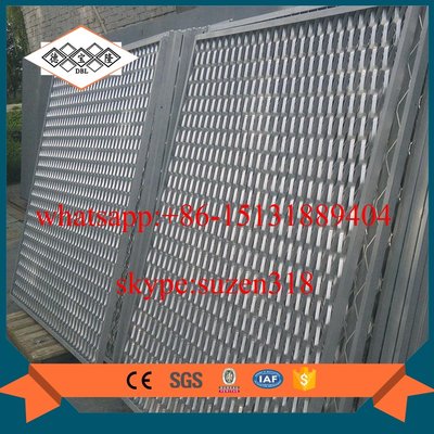 powder coated aluminum expanded metal mesh with L angle frame