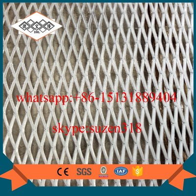 anodized gold decorative small hole aluminum expanded metal mesh factory