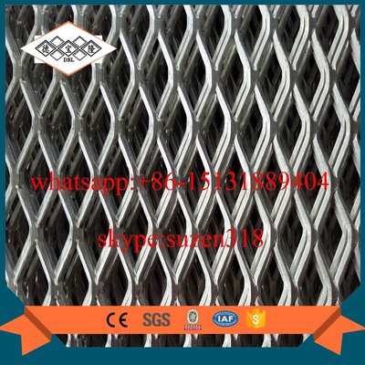 anodized gold decorative small hole aluminum expanded metal mesh factory