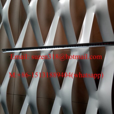 PVDF 400 mm LWD aluminum expanded metal mesh in An ping County