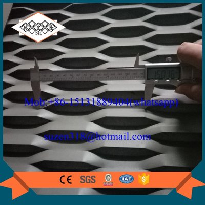 China facade aluminum expanded metal mesh with powder coating
