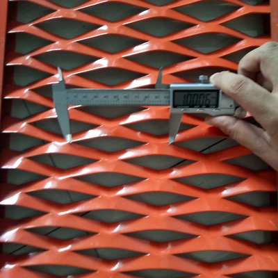 PVC coated aluminum expanded metal mesh / anodized aluminum expanded mesh