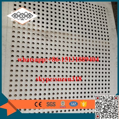 powder coating decorative perforated aluminum round hole plate