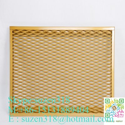 aluminum 1100 expanded mesh / anodized aluminum expanded metal mesh