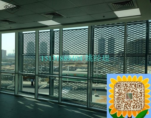 bending edge powder coating aluminum expanded panel mesh for decoration