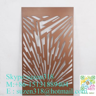 anodized bronze aluminum diamond hole expanded sheet for decoration