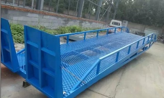 diamond expanded metal panel for dock leveler loading ramp bridge