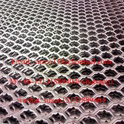 diamond expanded metal panel for dock leveler loading ramp bridge