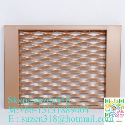 expandable sheet metal diamond mesh / 1.22 x 2.44 m expanded metal
