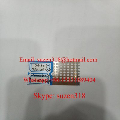 micro hole perforated mesh screen for speaker mesh / round hole speaker mesh