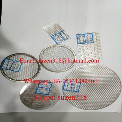 micro hole perforated mesh screen for speaker mesh / round hole speaker mesh