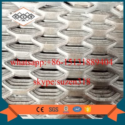 expanded metal catwalk wire mesh /  galvanized expanded metal shelving
