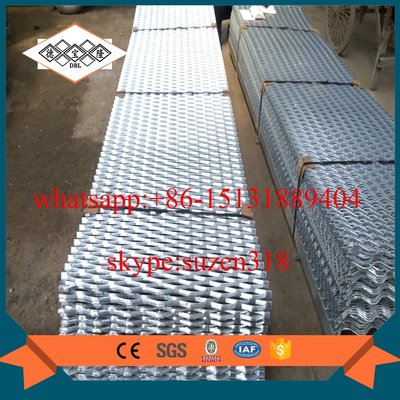 expanded metal catwalk wire mesh /  galvanized expanded metal shelving