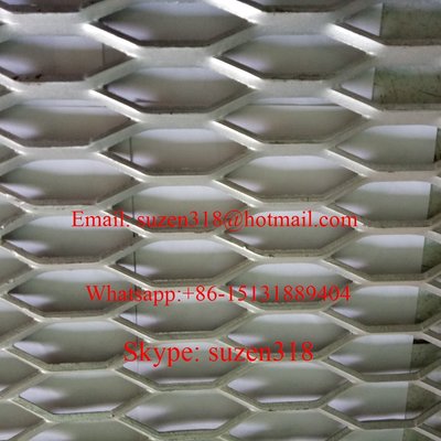 platform hot dip galvanized expanded metal mesh / expanded metal shelving
