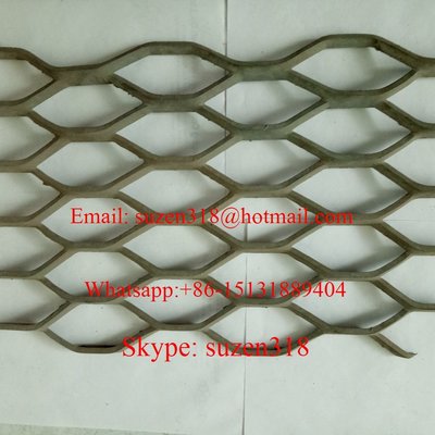 platform hot dip galvanized expanded metal mesh / expanded metal shelving