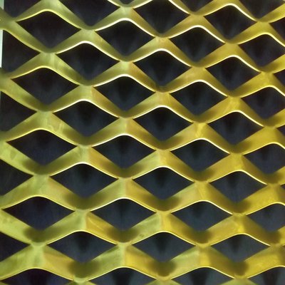 aluminum expanded metal mesh facade cladding systems for decoration