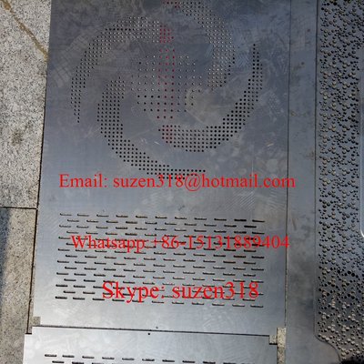 Decorative aluminum metal perforated sheets metal mesh curtain