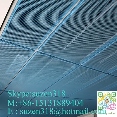hotel outdoor hanging decorative expanded aluminum metal mesh