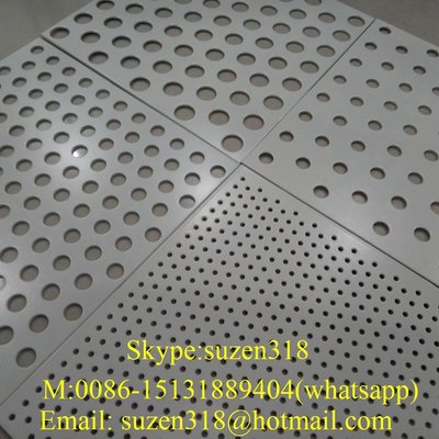 perforated sheet Singapore / PVDF alu perforated round hole panel