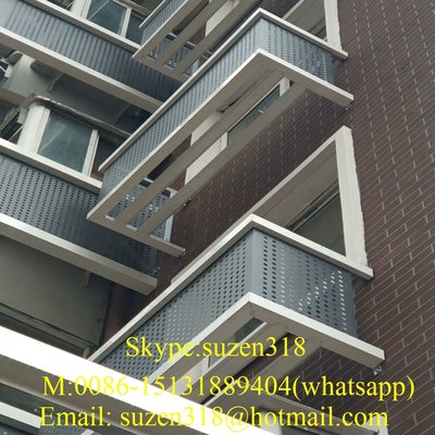 aluminum perforated sheet fabricate security screens for facade panel