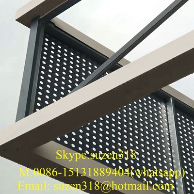 1/4 inch perforated aluminum sheet round hole / metal panels perforated building