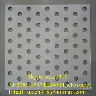 1/4 inch perforated aluminum sheet round hole / metal panels perforated building