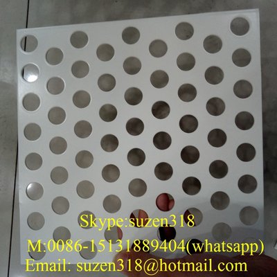 1/4 inch perforated aluminum sheet round hole / metal panels perforated building