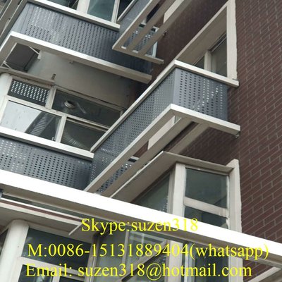 1/4 inch perforated aluminum sheet round hole / metal panels perforated building